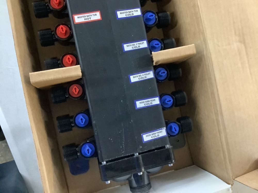 Viega Manabloc 1/2 in. Press x 36 port Polysulfone Distribution ...