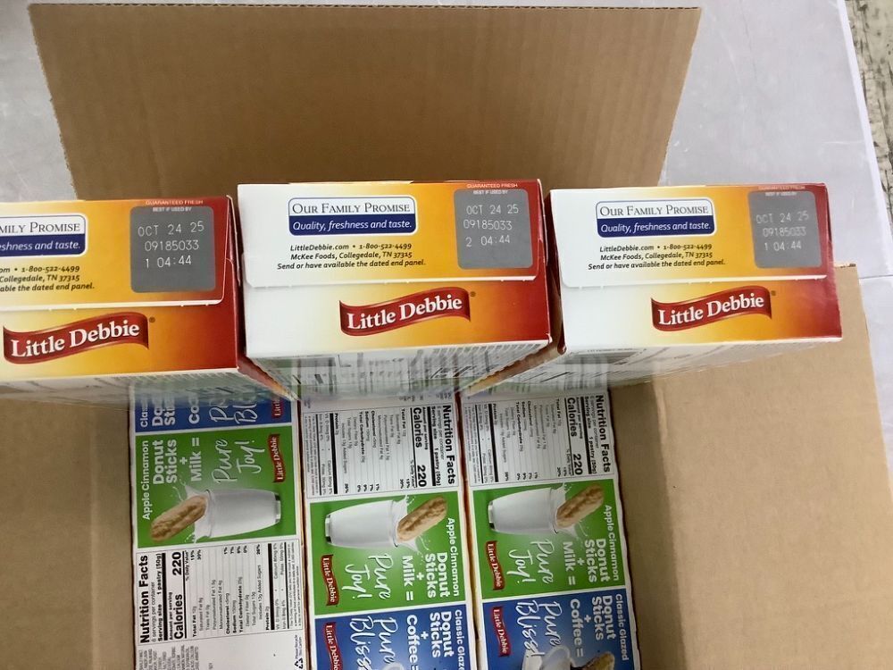 Case of (6) Little Debbie Honey Buns, Best By 10/24/25